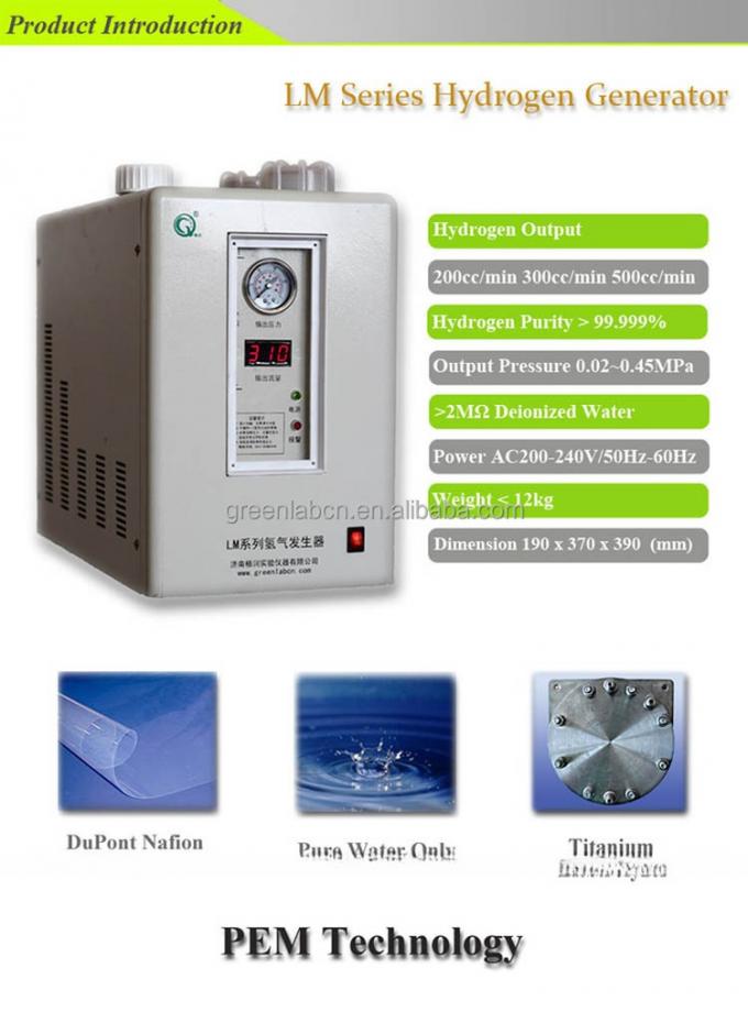 Green Hydrogen Generator with 3L Pure Water Consumption and PLC Core ...