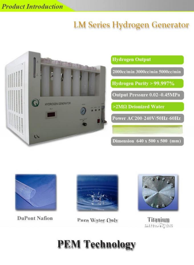 Green Hydrogen Generator with 3L Pure Water Consumption and PLC Core ...